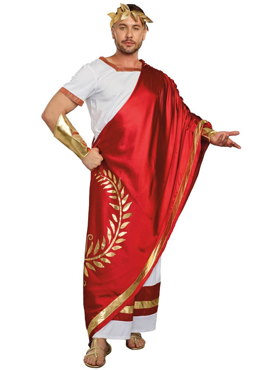 Julius Caesar Deluxe Mens Costume | Roman Caesar Costume for Men