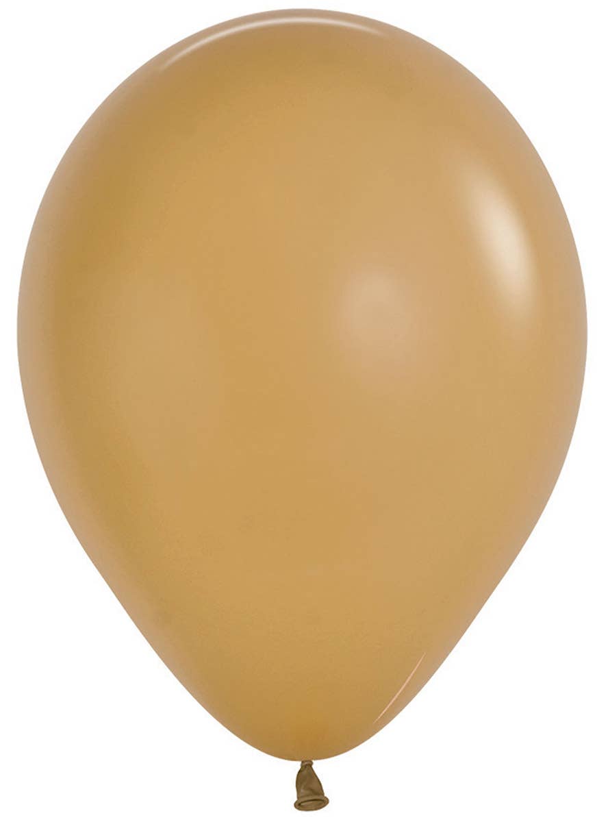 Single 12cm Latte Air Fill Balloon | Small Latex Balloon