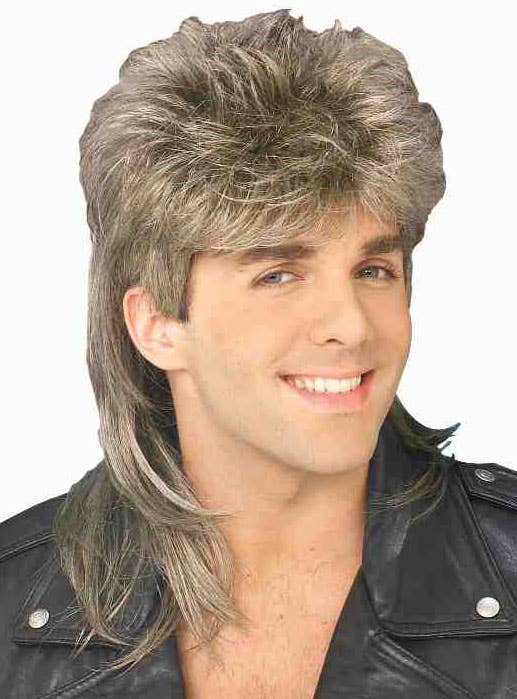 80s Heart Throb Mens Mullet Wig | Billy Ray Cyrus Costume Wig