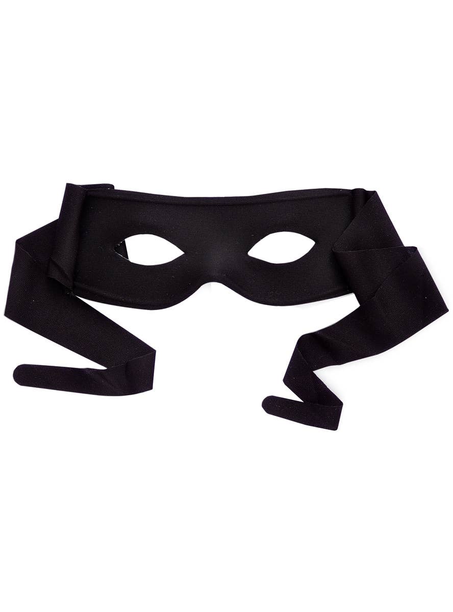 Zorro Style Adults Masquerade Mask | Black Masquerade Mask for Men