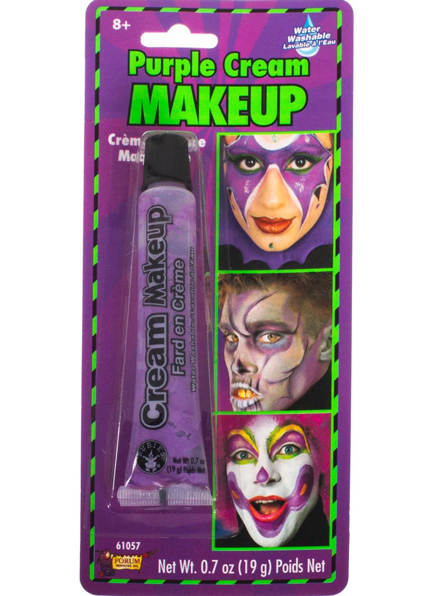 Purple Cream Makeup Face Paint | Purple Costume Makeup