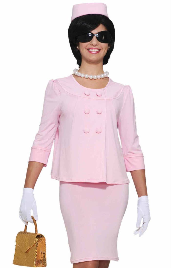 Womens Pink First Lady Costume | Jackie Kennedy Costume for Women