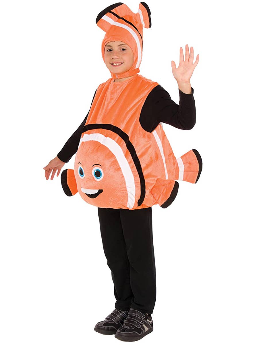 Kids Nemo Clown Fish Costume | Orange Clown Fish Costume for Children