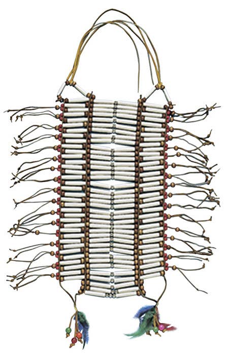 Native Indian Beaded Chest Piece | American Indian Breast Plate