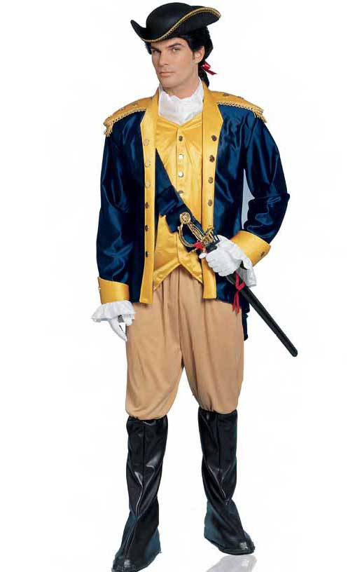 Patriot Mens Colonial Costume | Deluxe Colonial General Costume