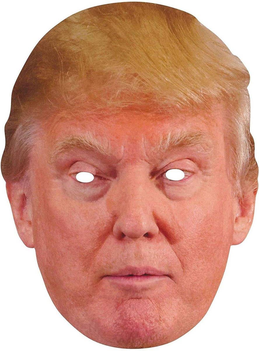 Donald Trump Face Flat Costume Mask | Heaven Costumes