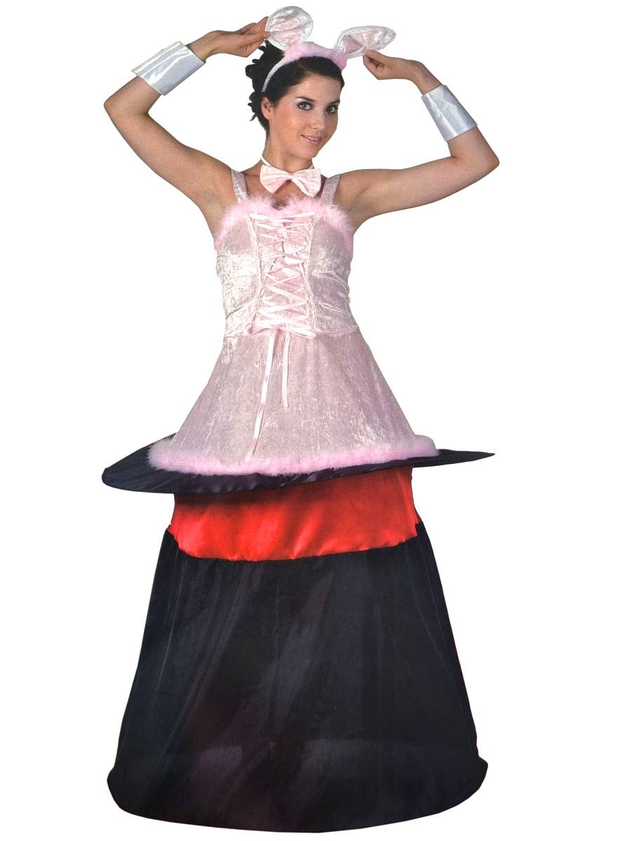Magician Rabbit in a Hat Novelty Costume | Womens Bunny Costume