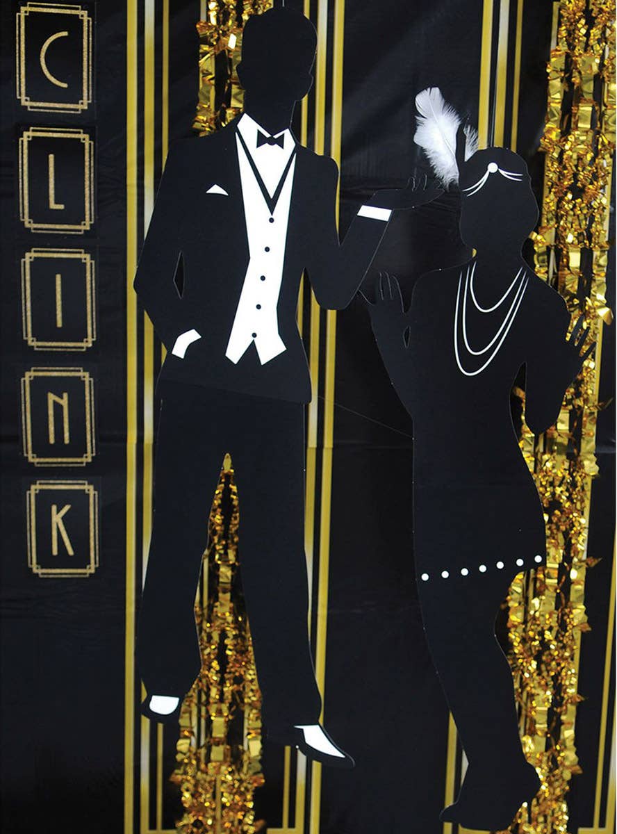 Flapper and Gangster Cut Out Decorations | Party Supplies