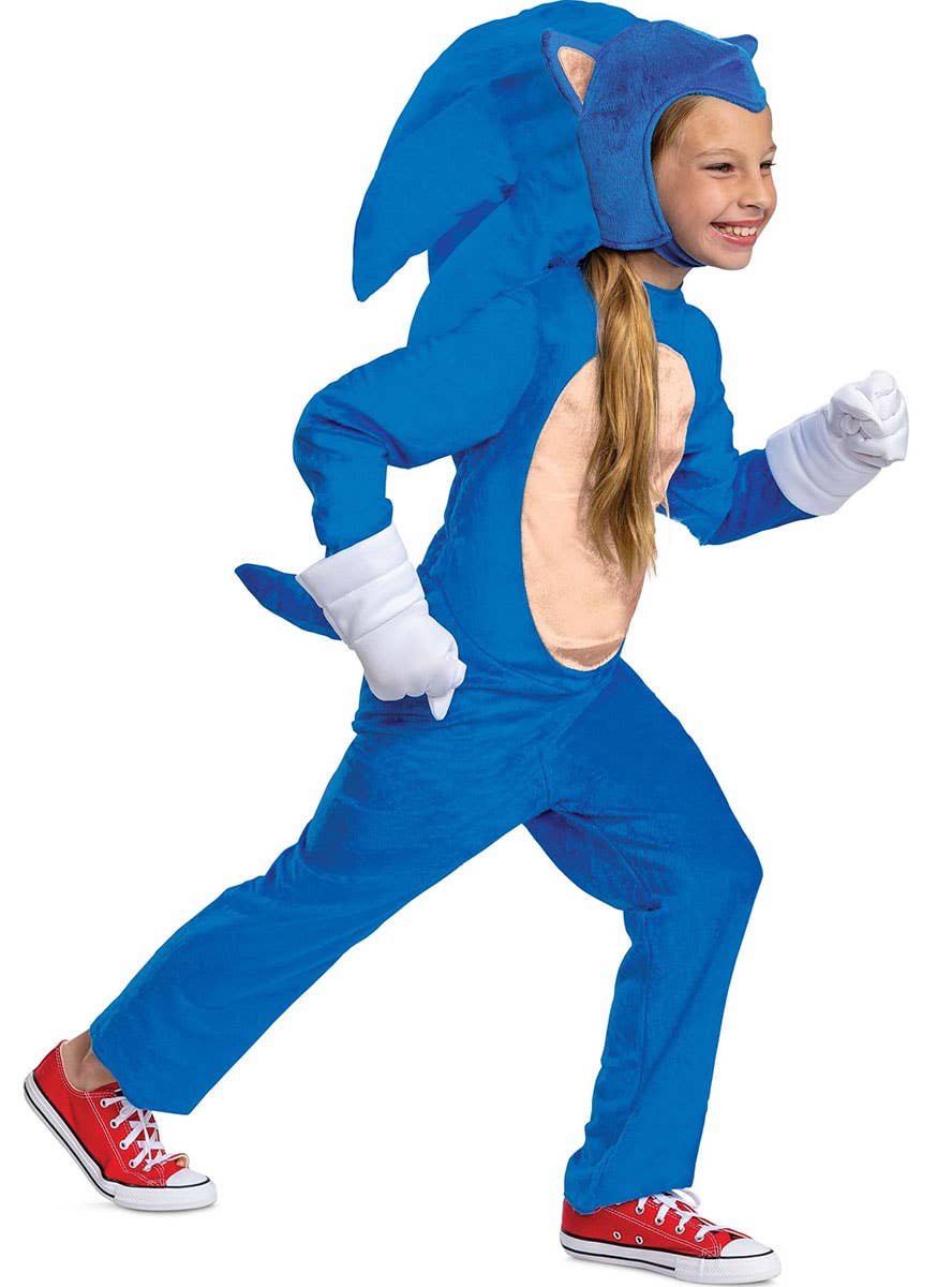 Girls Deluxe Sonic the Hedgehog Gaming Costume