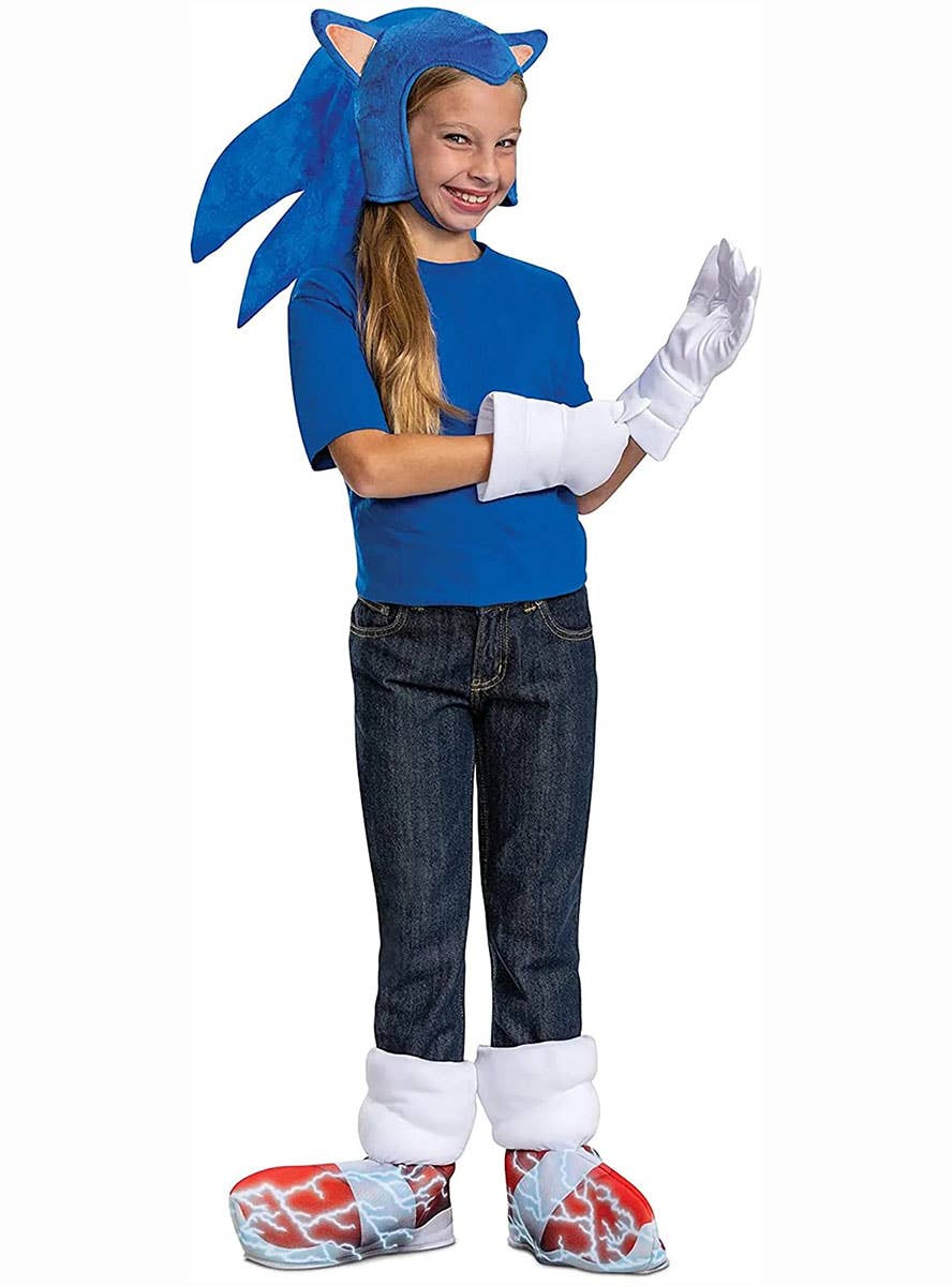 Girls Licensed Sonic the Hedgehog Costume Kit