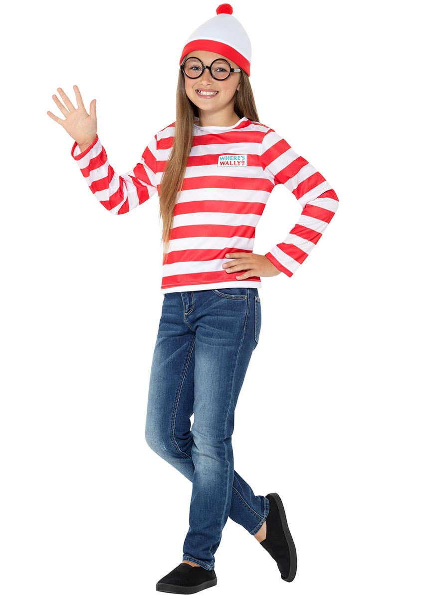 Girls Wheres Wally Instant Book Week Costume