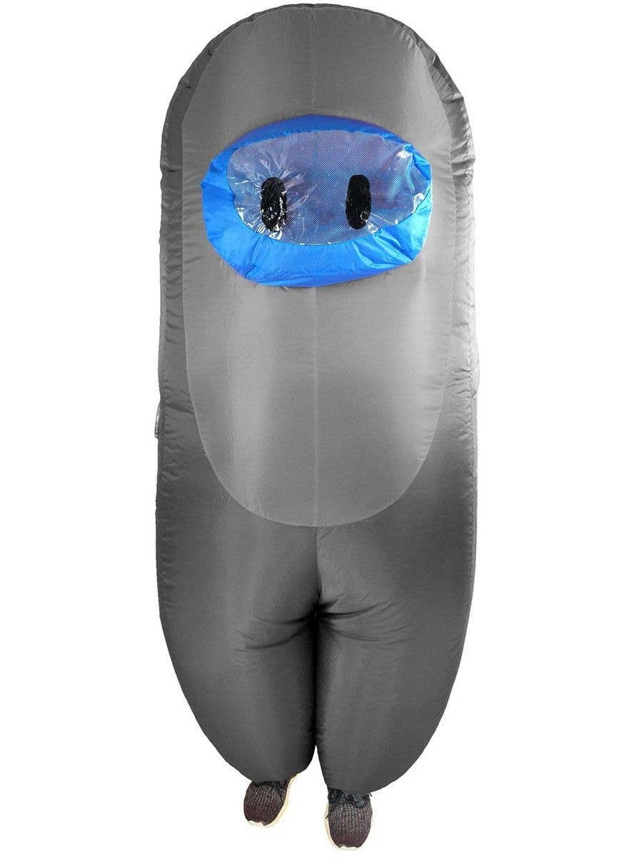 Grey Inflatable SUS Crewmate Killer Costume for Kids