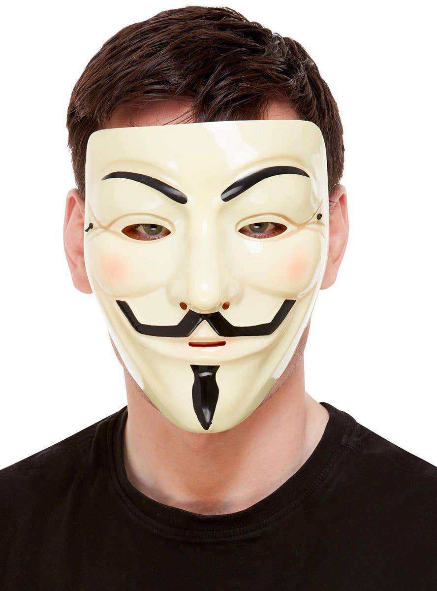 Iconic V for Vendetta Guy Fawkes Costume Mask