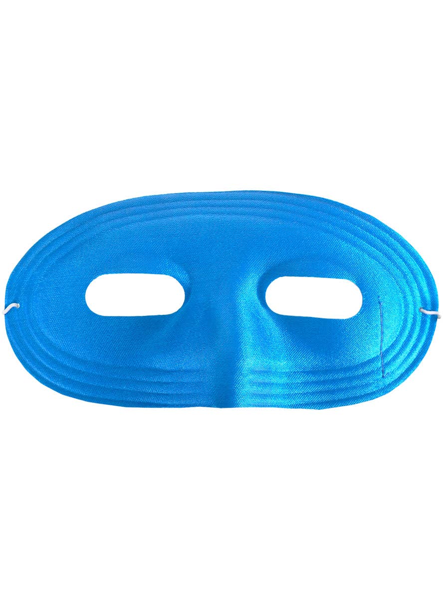 Basic Blue Superhero Face Mask | Adults Blue Hero Eye Mask