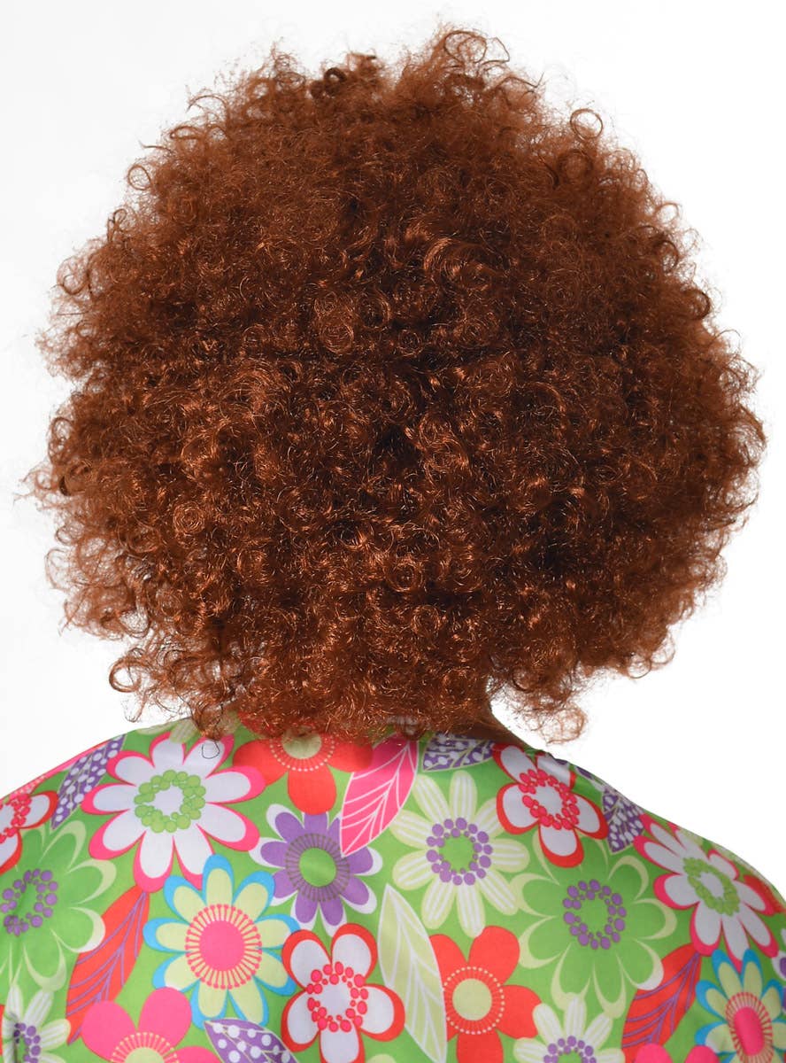 Mega Ginger 70s Afro Wig for Men | Mens Big Curly Afro Costume Wig