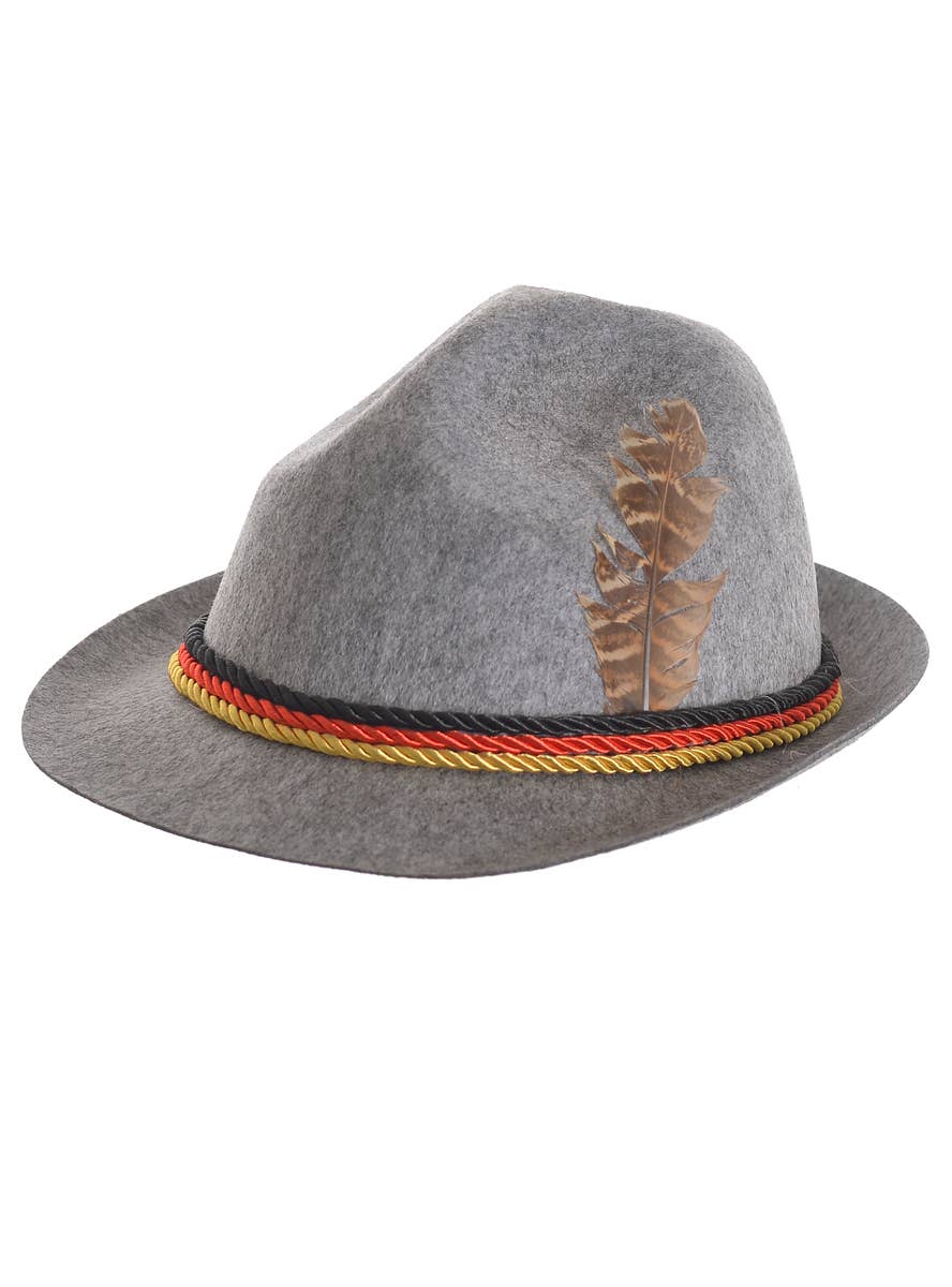 Grey Oktoberfest Hat for Adults | Oktoberfest Hat Costume Accessory