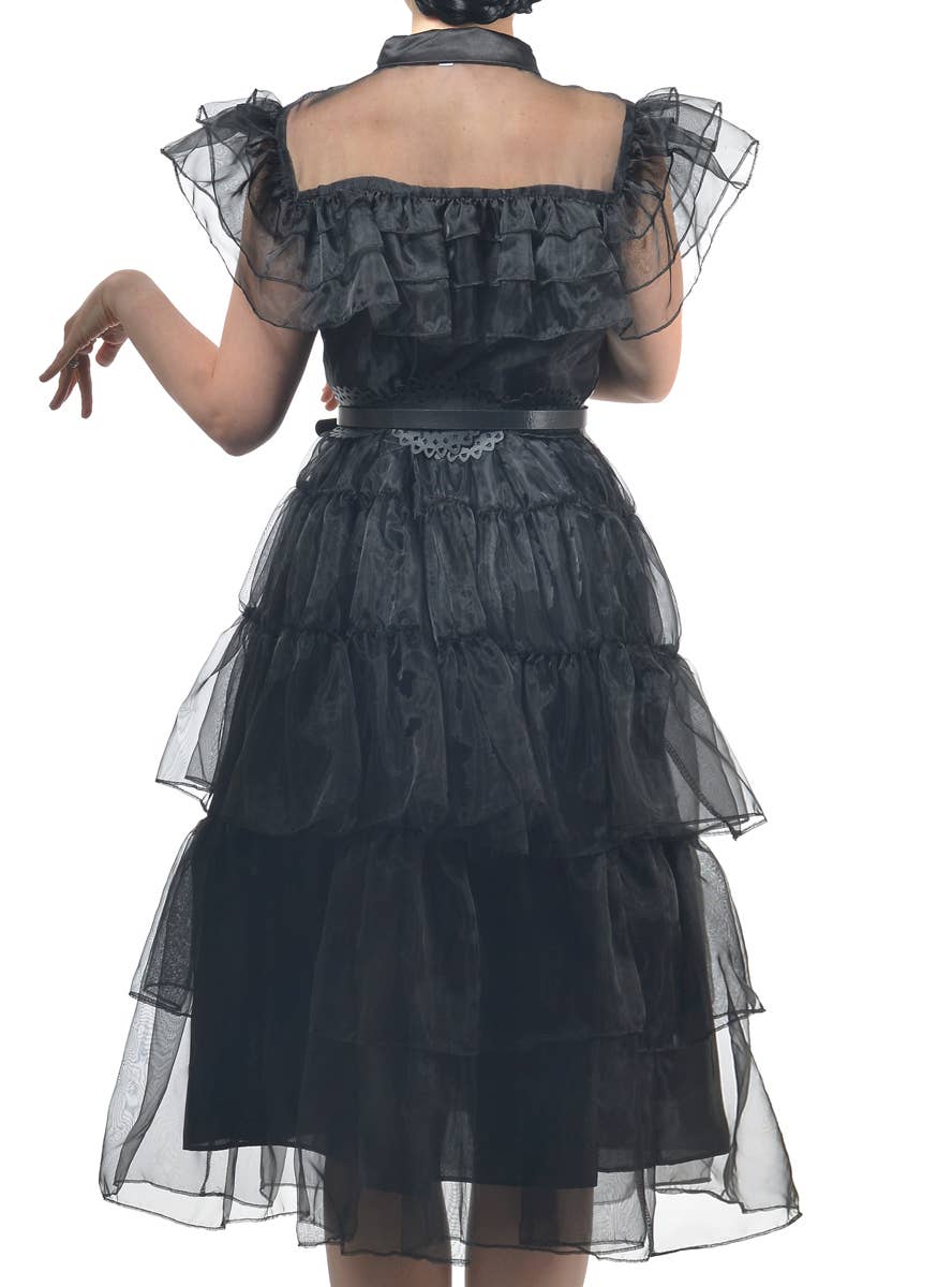 Wednesday Addams Deluxe Womens Party Dress Costume