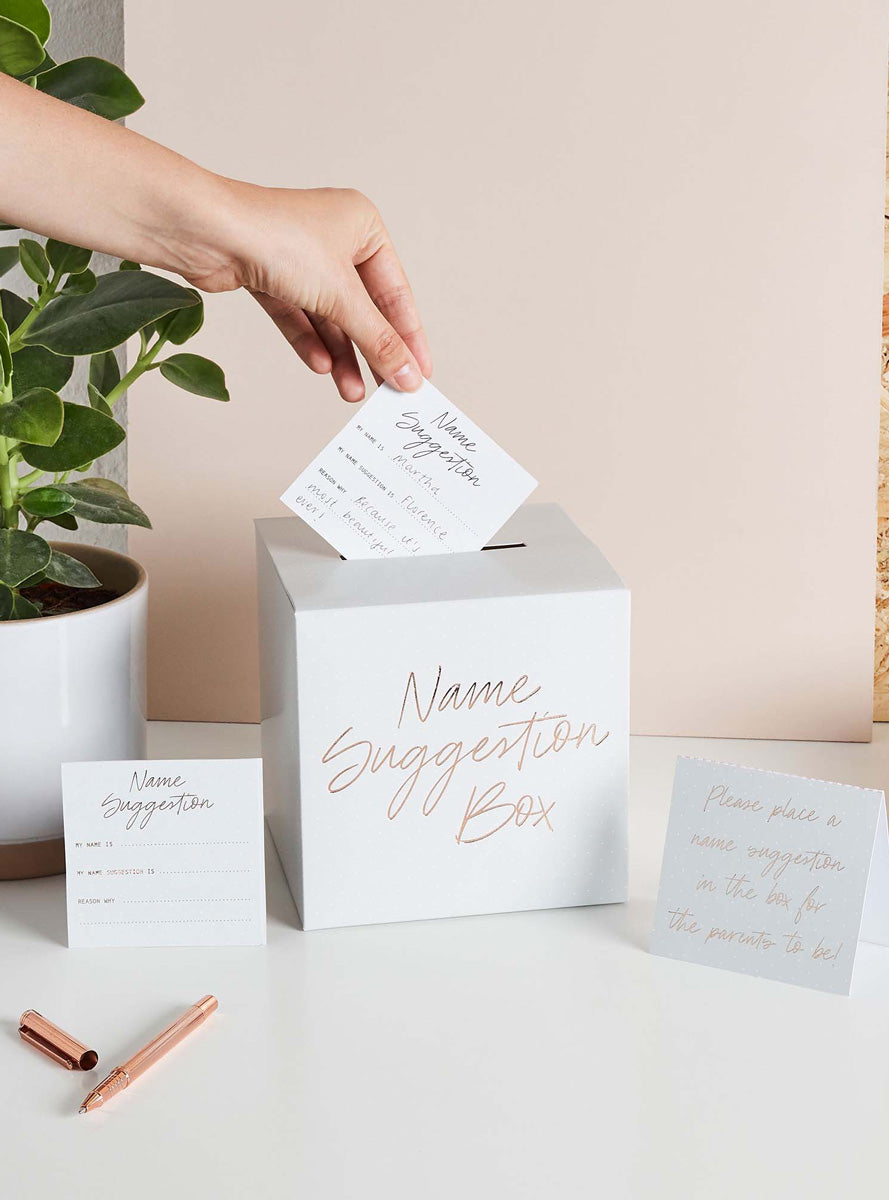 Name Suggestion Box Set | Baby Shower Party Supplies