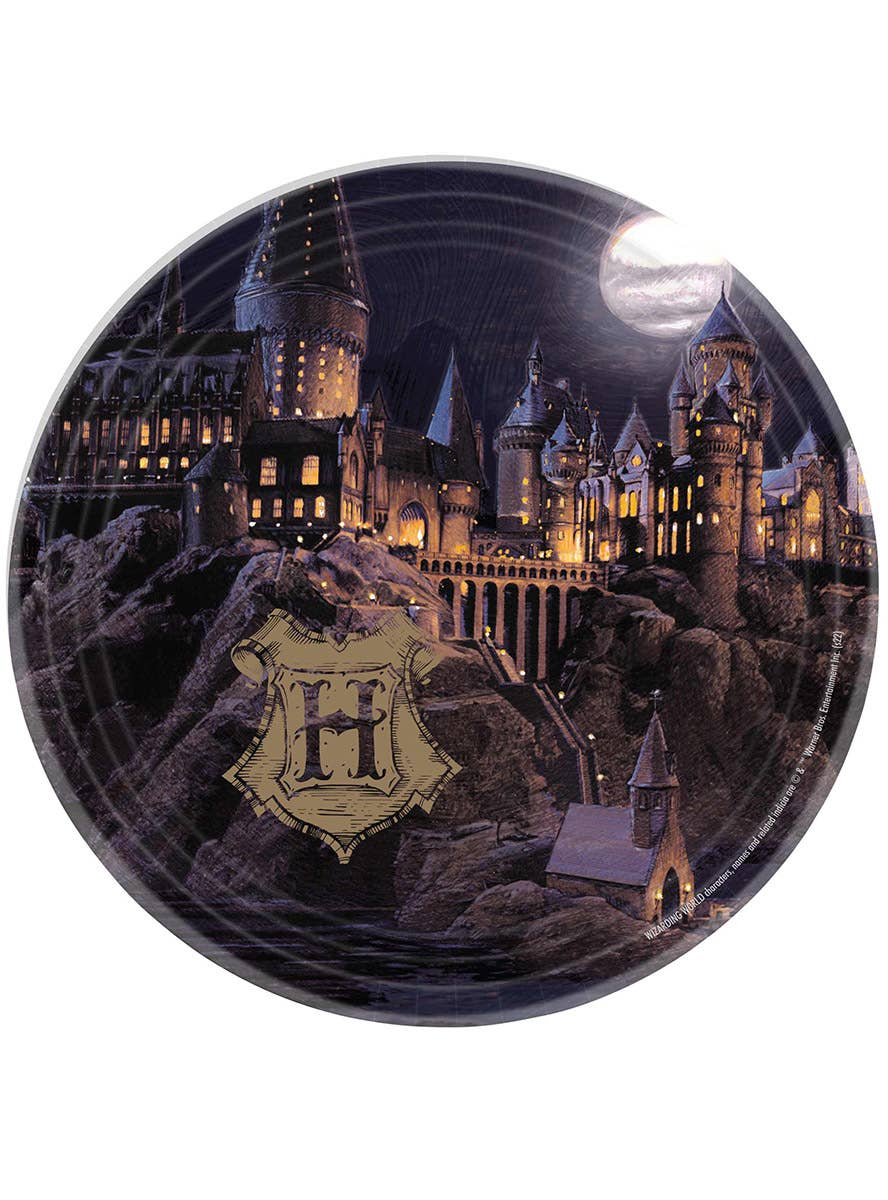 Hogwarts 23cm Paper Plates | 8 Pack Of Harry Potter Plates