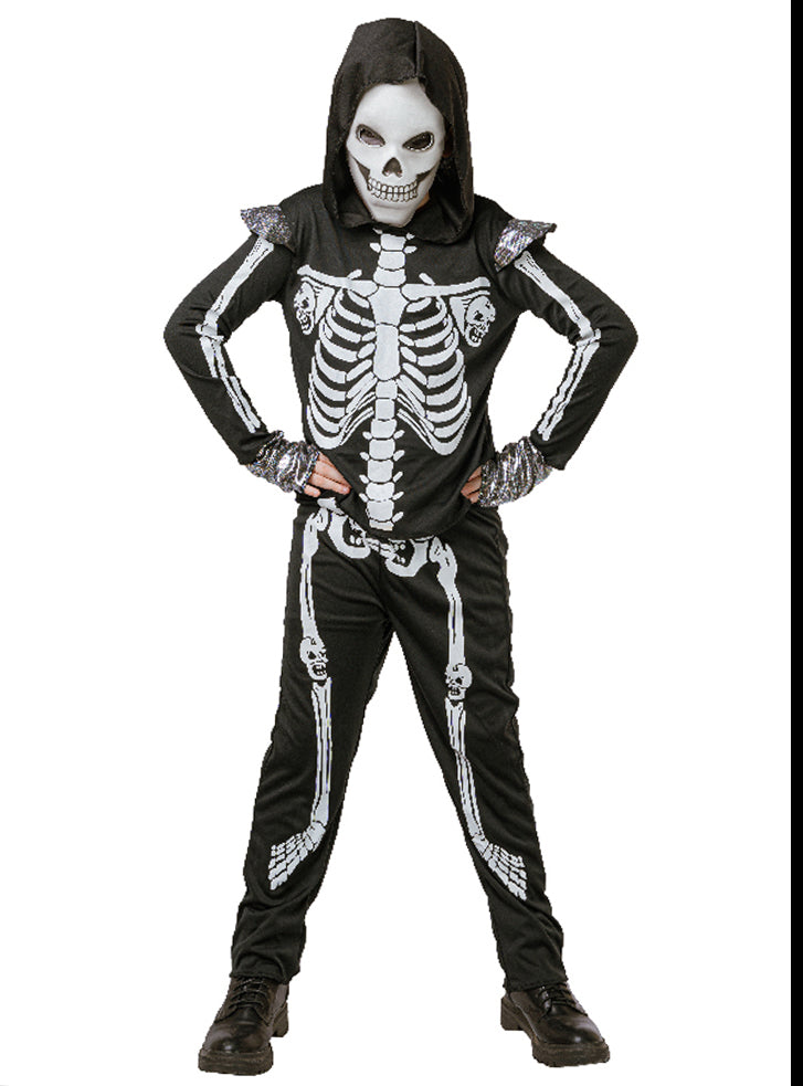 Boys Skeleton Halloween Costume | Angry Skull Halloween Set For Boys