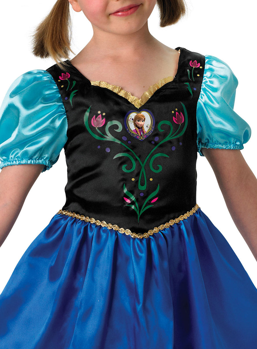 Girls Classic Anna Costume | Disney Frozen Costume For Girls