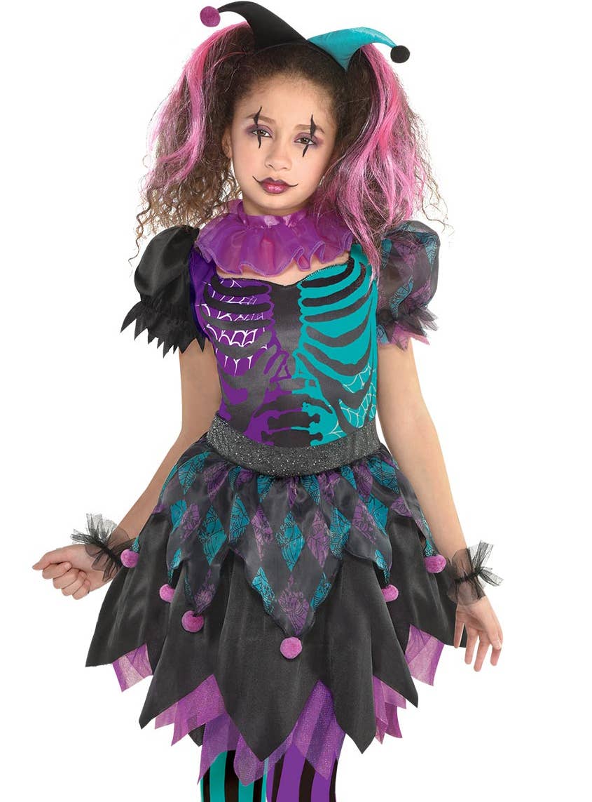 Teen Girls Harlequin Halloween Costume | Heaven Costumes