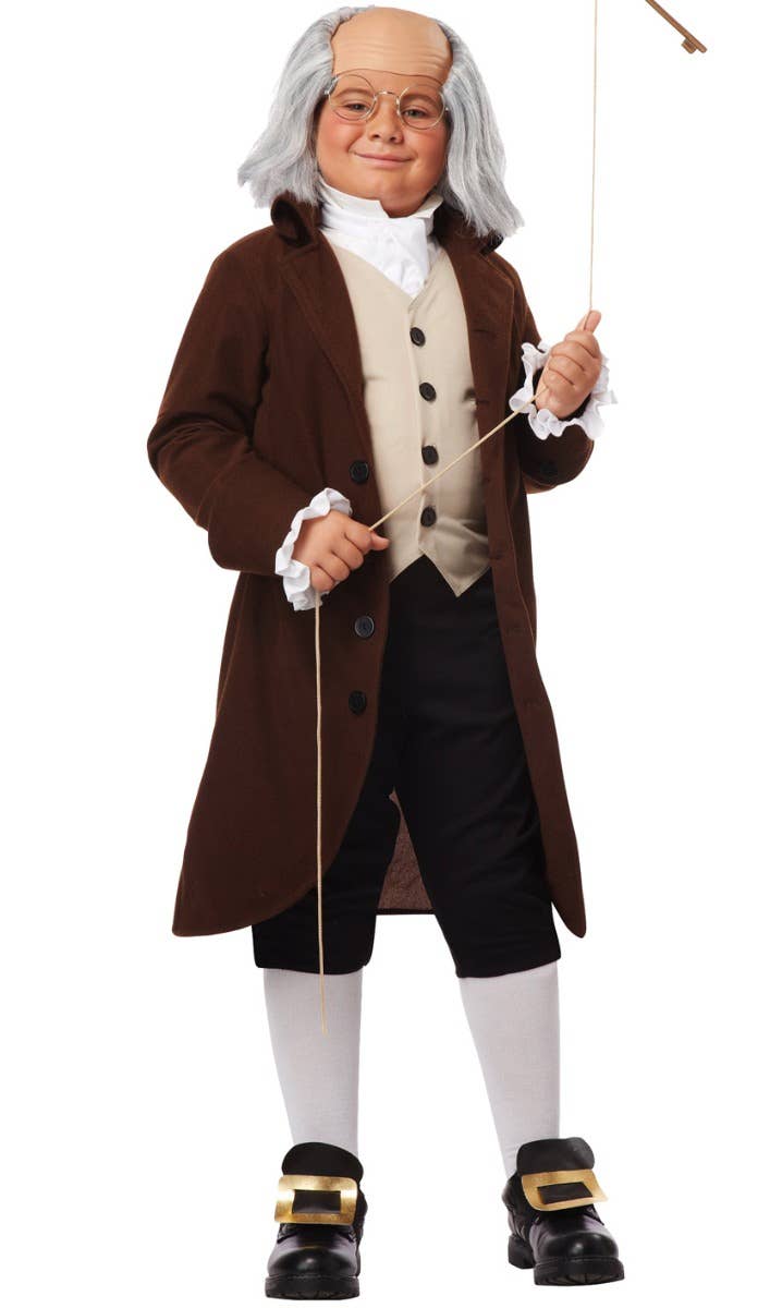Colonial Man Costume for Boys | Benjamin Franklin Book Week Costume