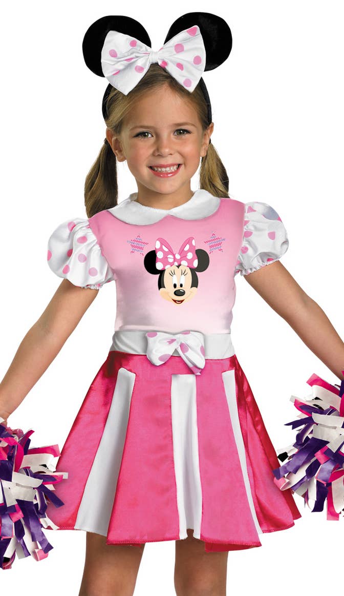 Minnie Mouse Girls Cheerleader Costume | Minnie Mouse Book Week Costume