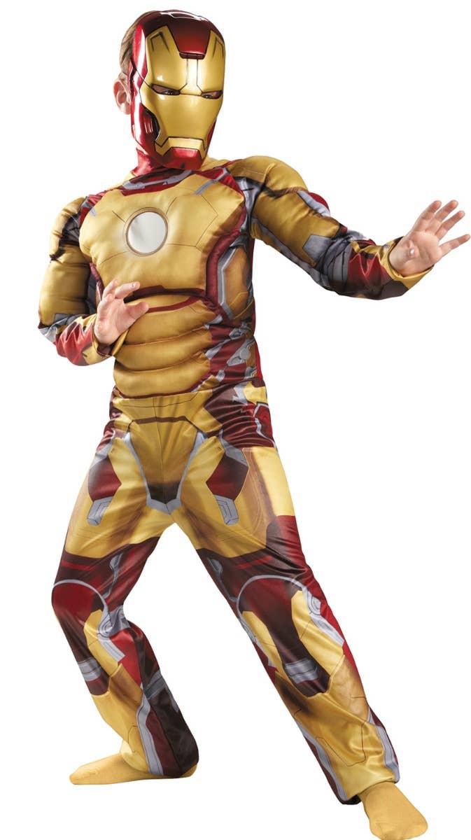 Boys Iron Man Avengers Costume | Kids Iron Man Superhero Costume
