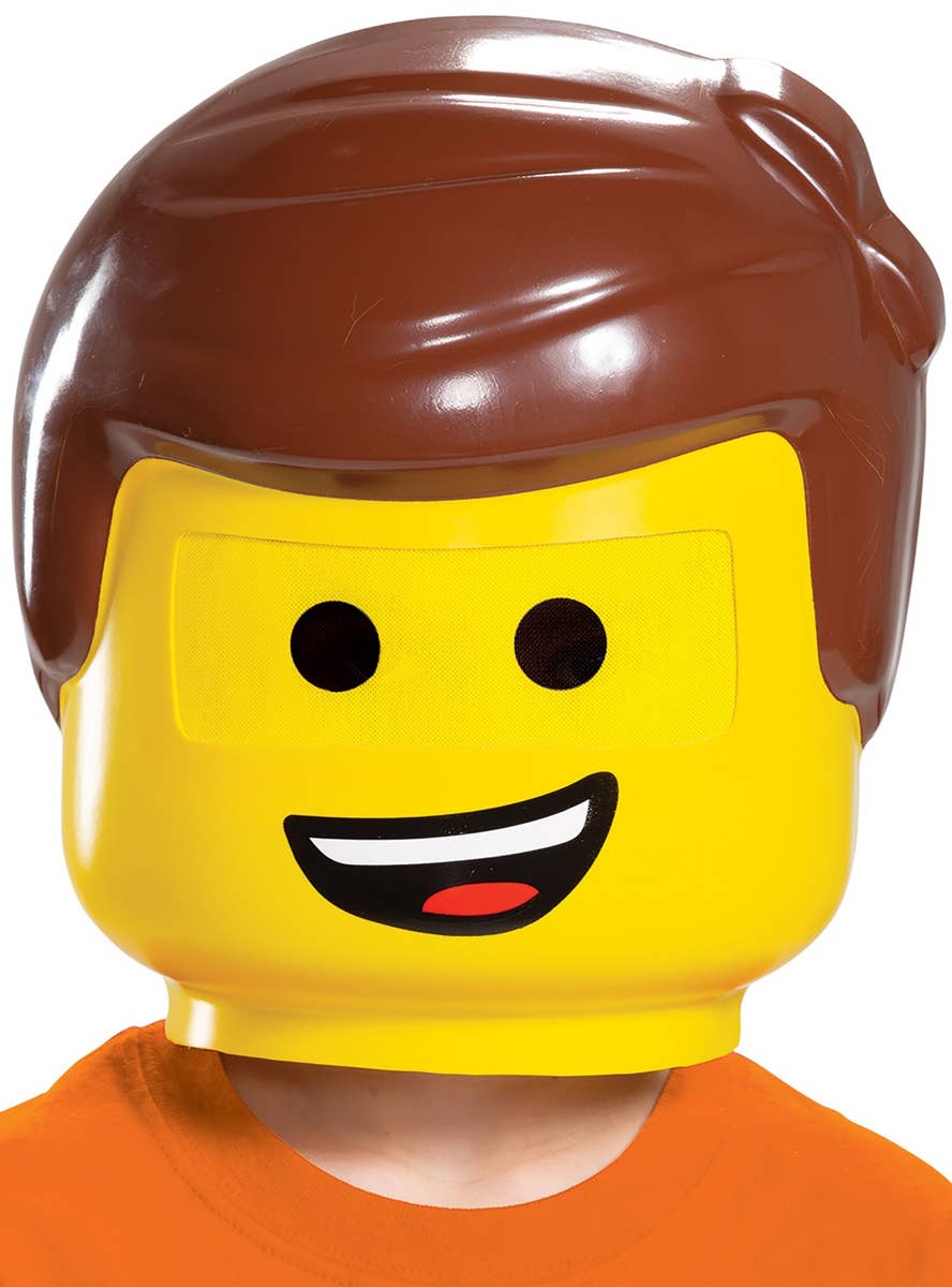 Kids Emmet Lego Mask | Lego Movie Emmet Costume Mask for Kids