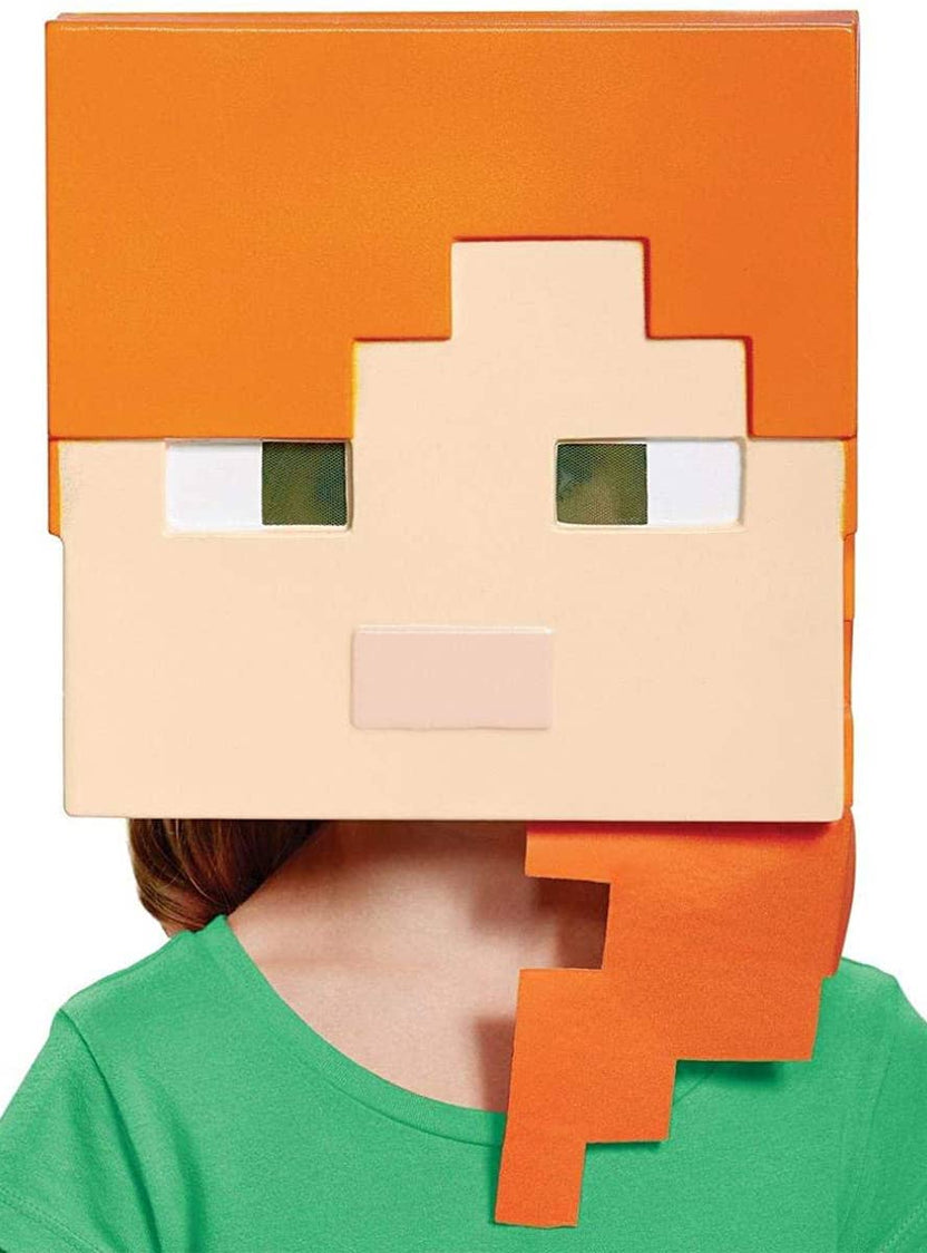 Minecraft Alex Character Mask | Girls Alex Minecraft Costume Mask