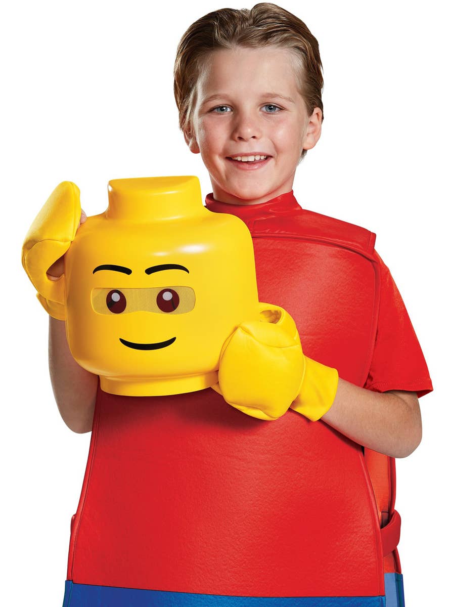 Boys Lego Costume | Lego Man Classic Dress Up Costume for Kids