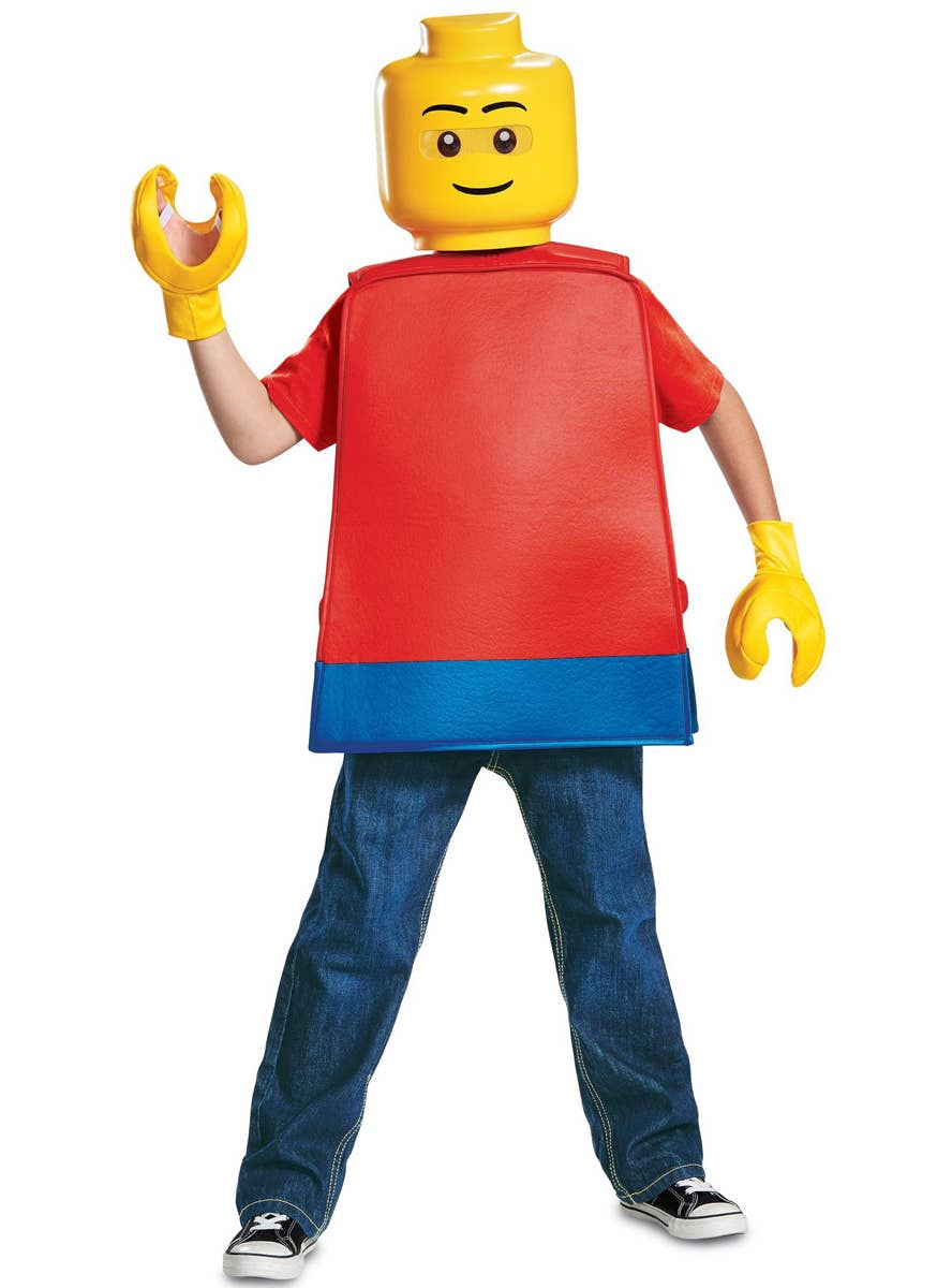 Boys Lego Costume | Lego Man Classic Dress Up Costume for Kids