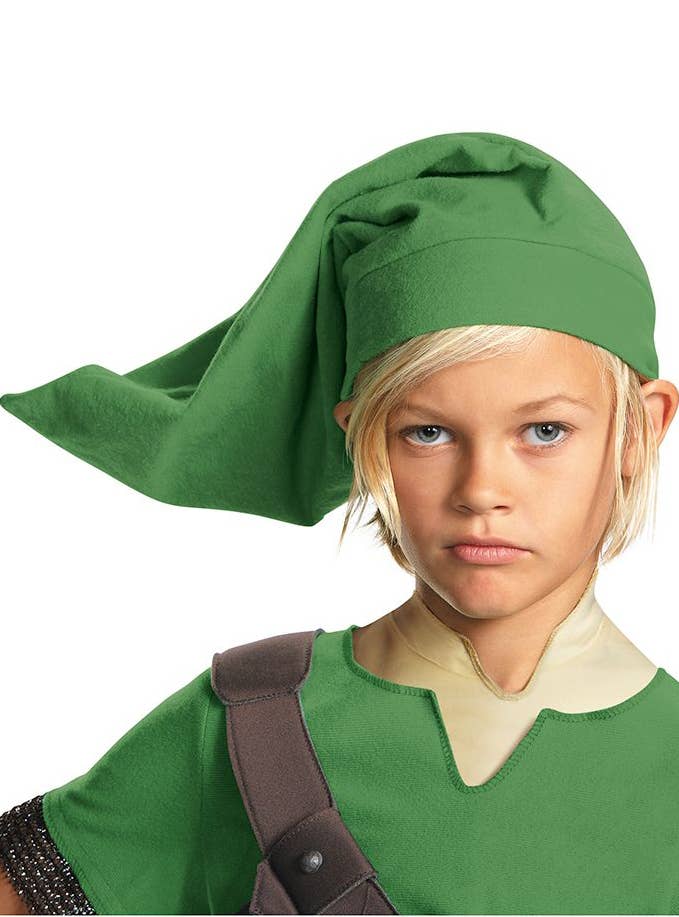Boys Link Hat | Legend of Zelda Green Link Costume Hat for Kids