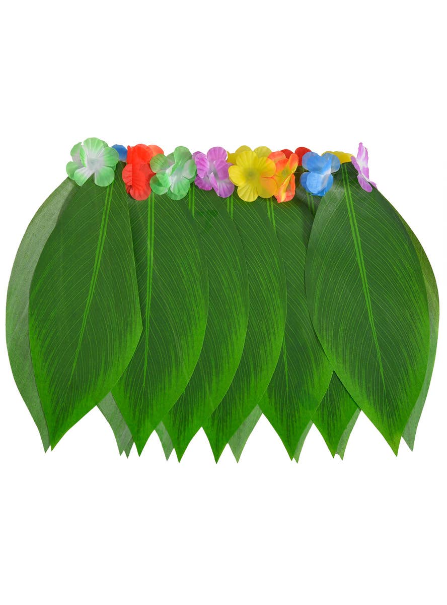Green Kids Banana Leaf Skirt | Hawaiian Costume Skirt for Children