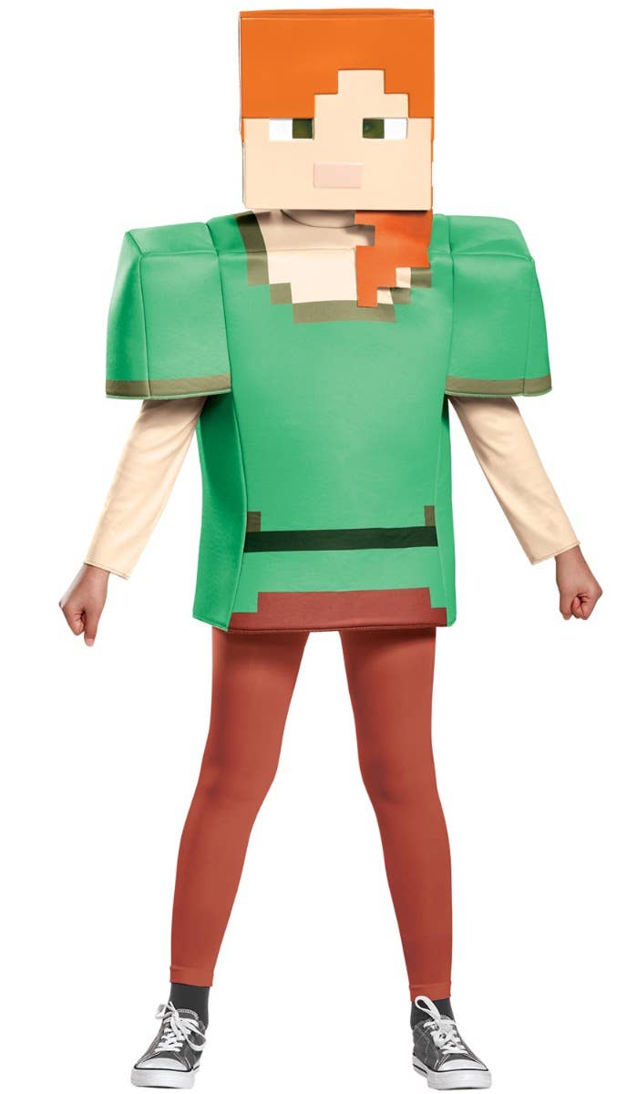 Video Game Alex Minecraft Girls Costume | KIDS BOOK WEEK COSTUMES