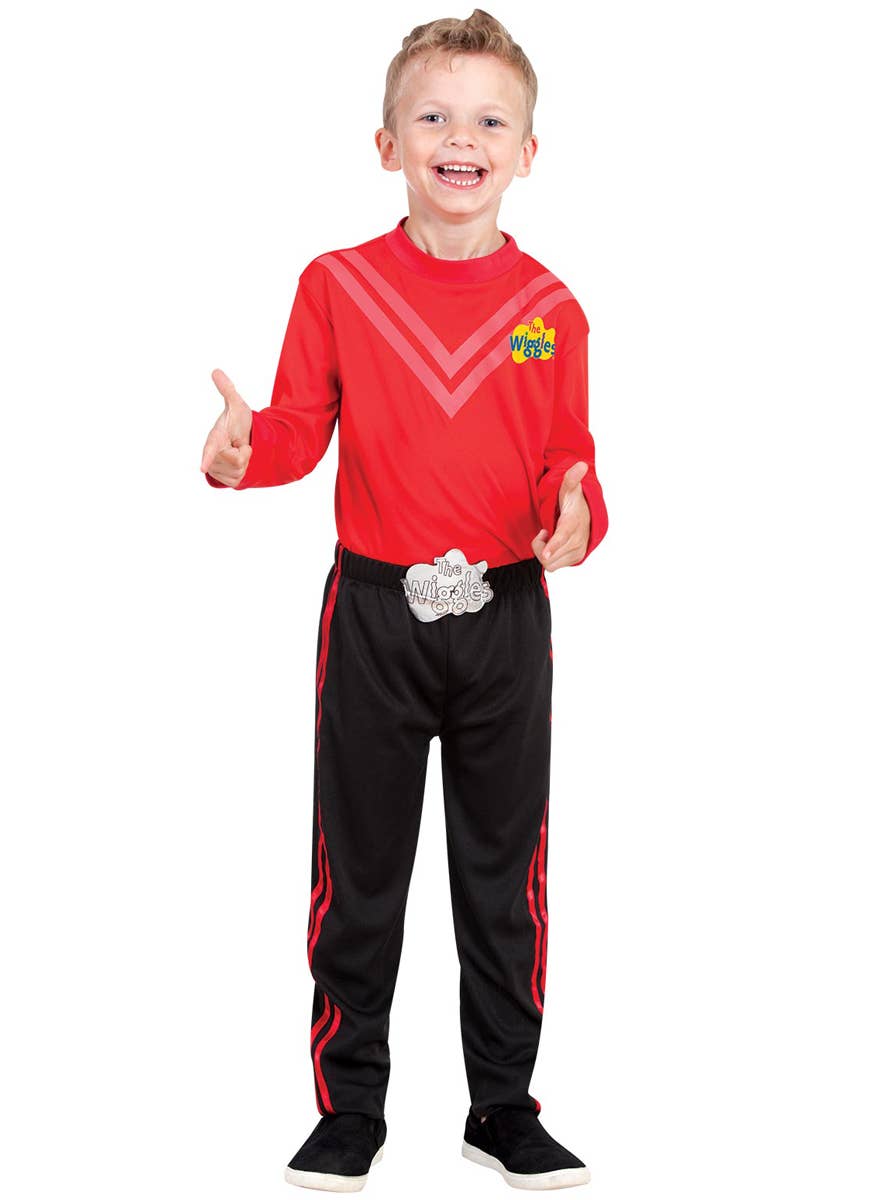 Boys Simon Wiggle Costume | Red Wiggles Costume for Kids