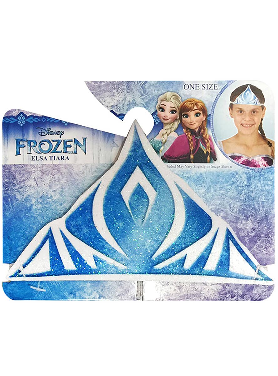 Frozen Elsa Girls Fabric Tiara | Kids Elsa Crown Costume Accessory