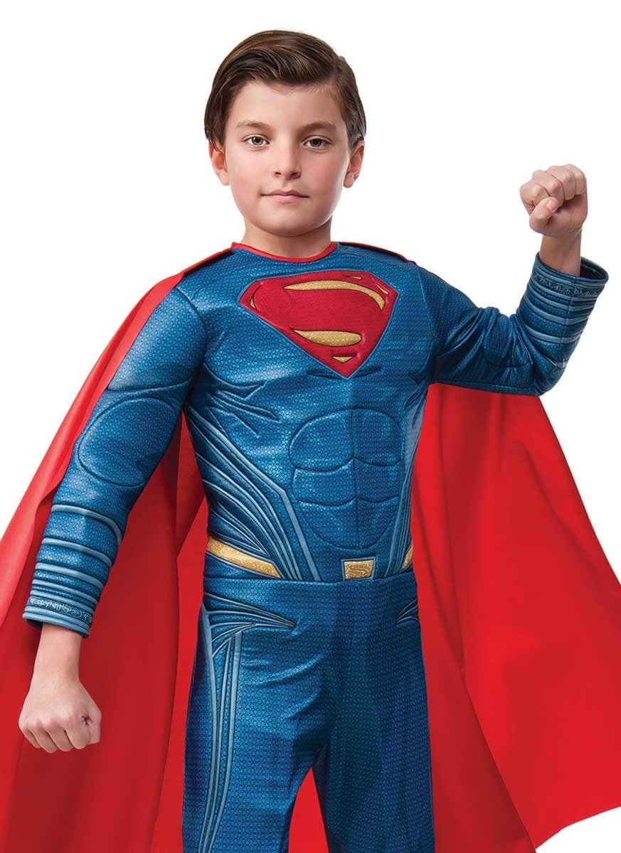 Muscle Chest Superman Boys Costume | Deluxe Superman Kids Costume