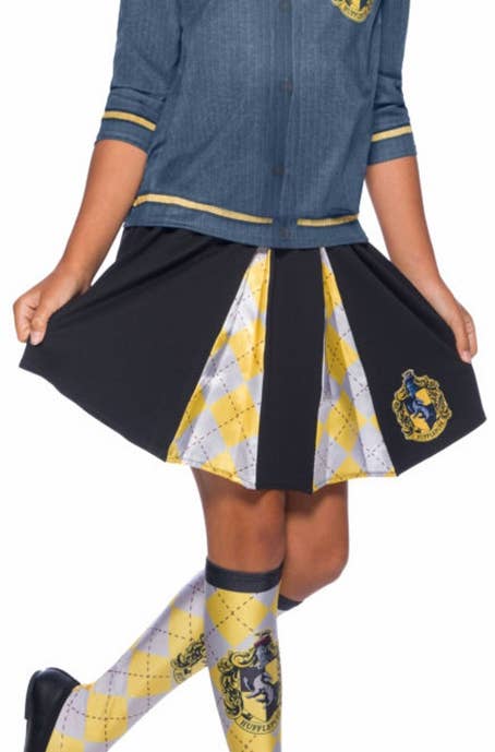 Hufflepuff Girls Skirt | Girls Harry Potter Costume