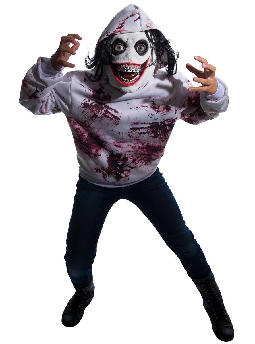 Boys Creepy Pasta Costume | Sleep Experiment Kids Halloween Costume