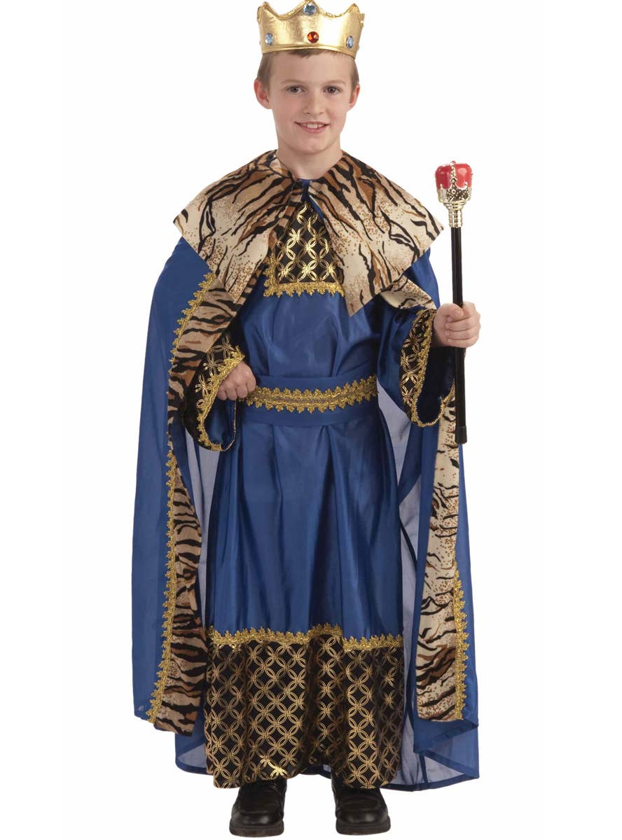 Boys Blue Royal King Medieval Costume | Book Week Costume for Boys