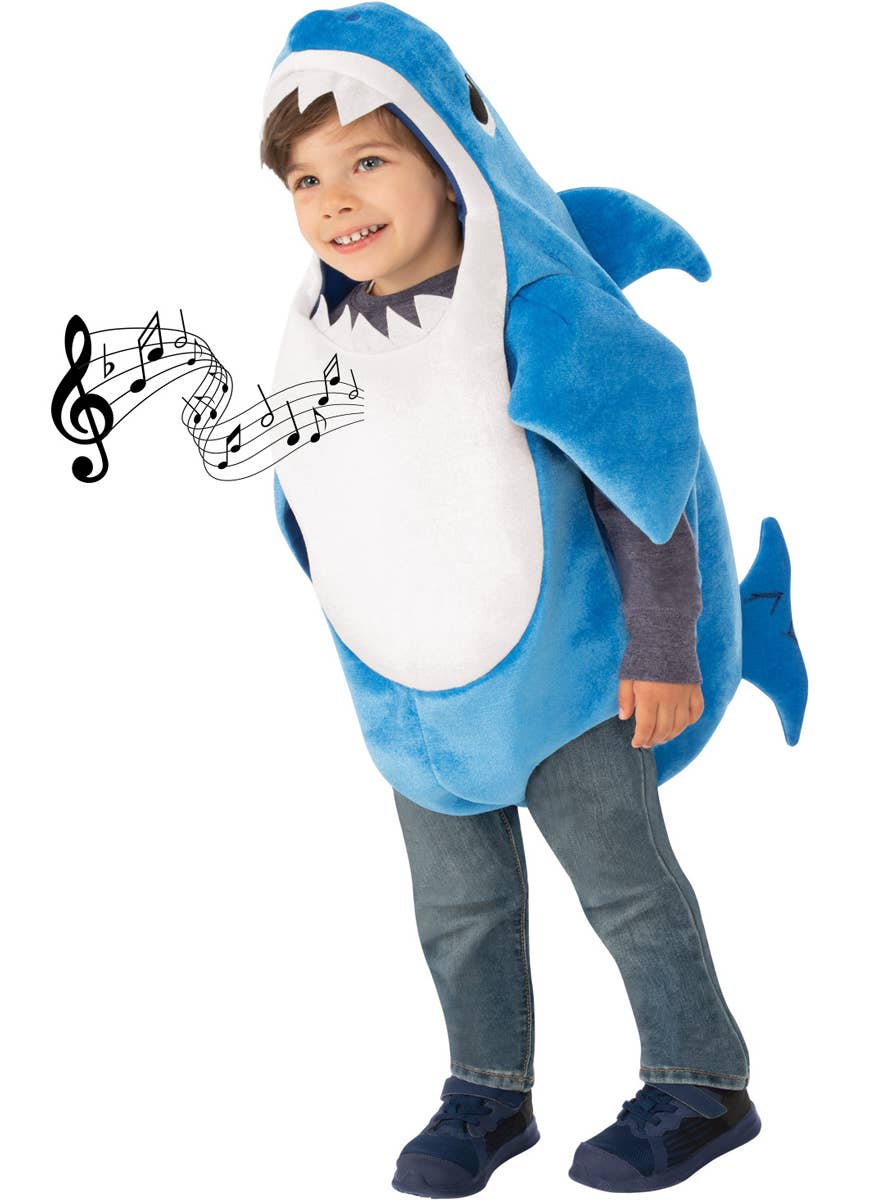 Blue Baby Shark Costume | Toddlers Blue Daddy Shark Costume