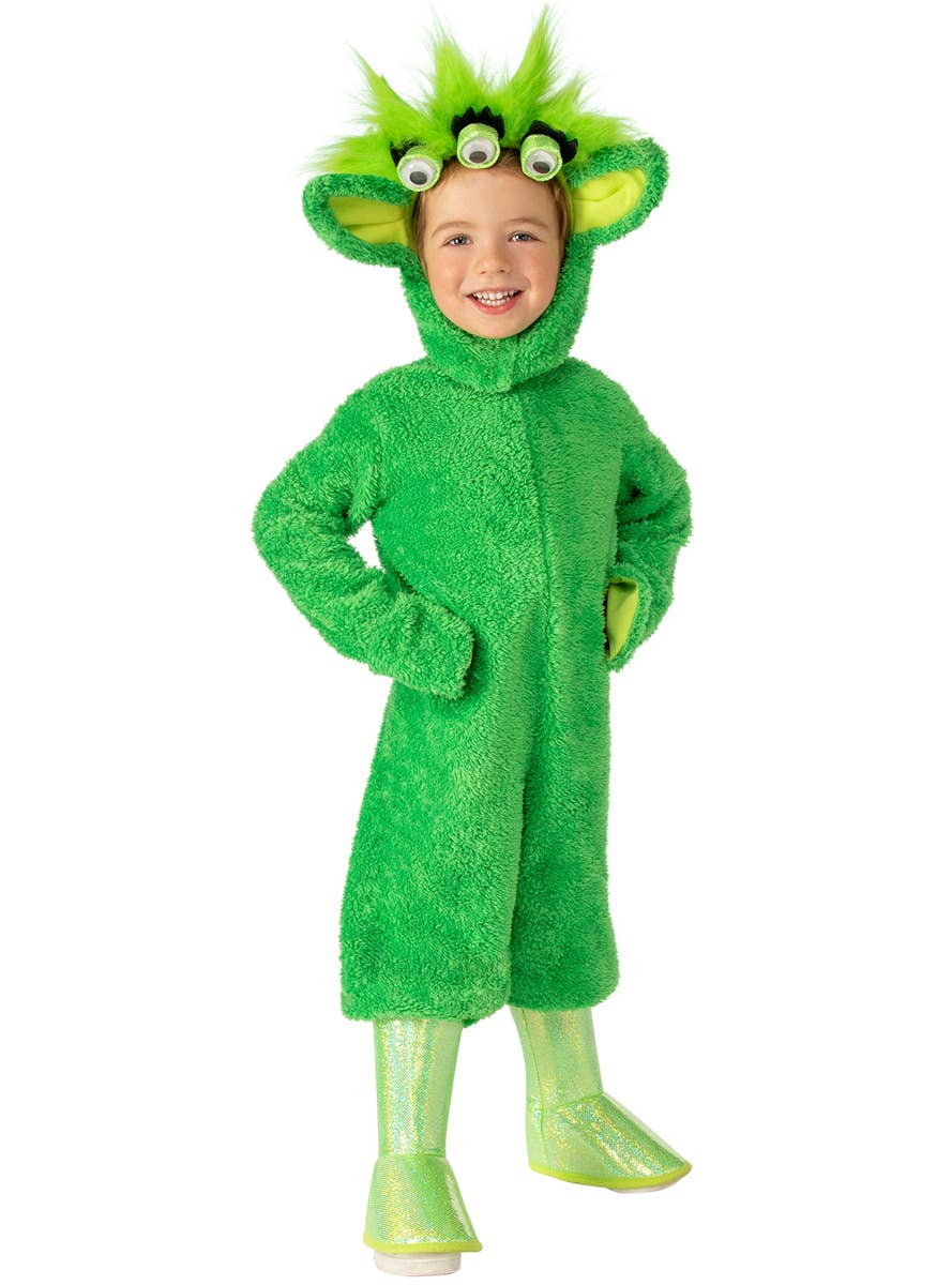 Kids Alien Costume | Green Martian Book Week Costume for Toddlers