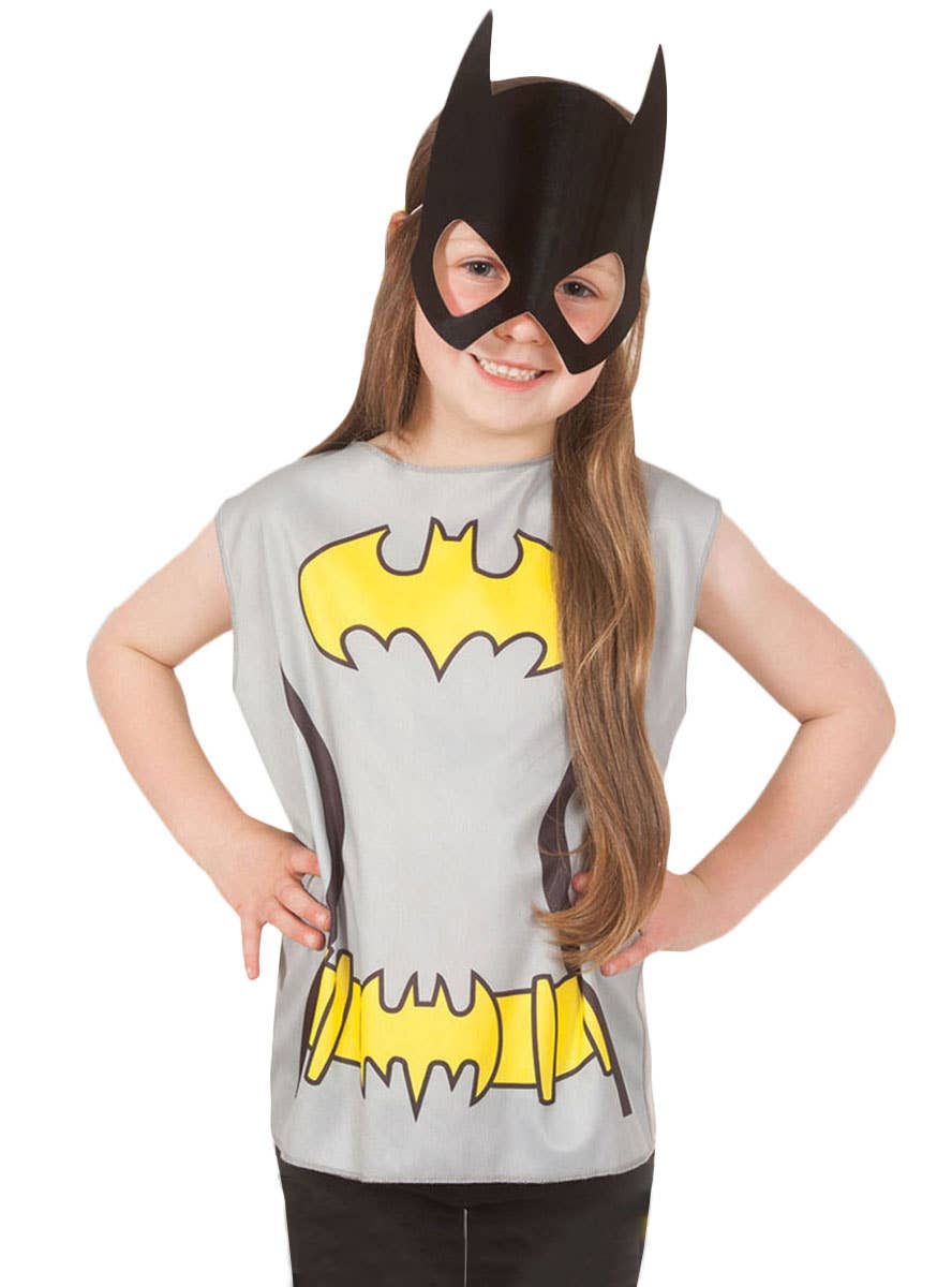 Girls Batgirl Dress Up Costume Kit | Kids Superhero Costume Set