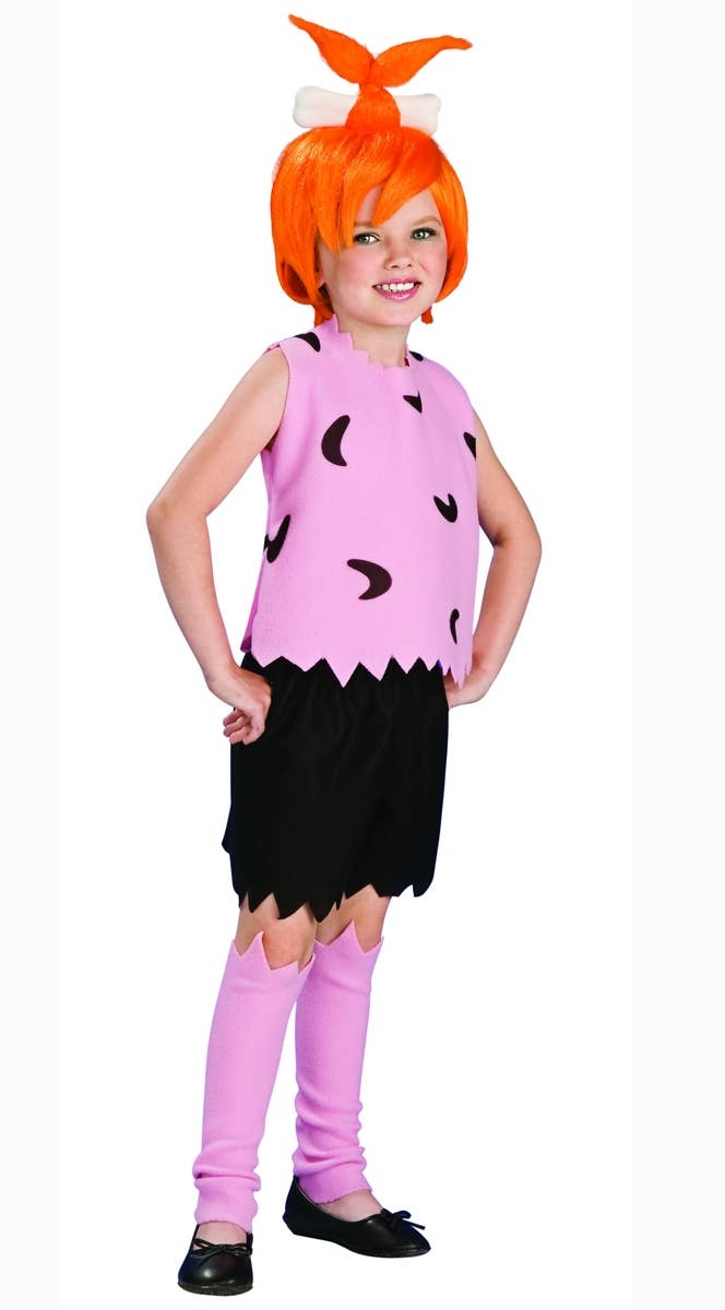 Girls Pink Pebbles Costume | Pebbles Kids Flintstones Costume