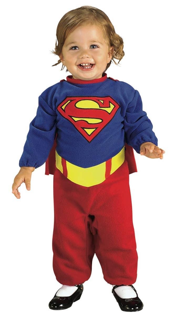 Infant Girls Supergirl Costume | Supergirl DC Comics Baby Costume