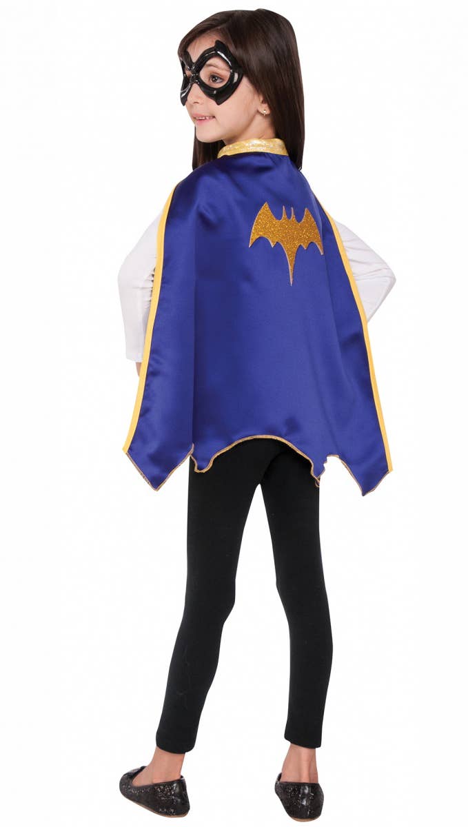 Batgirl Costume Accessory Kit | Girls Purple Batgirl Cape And Mask