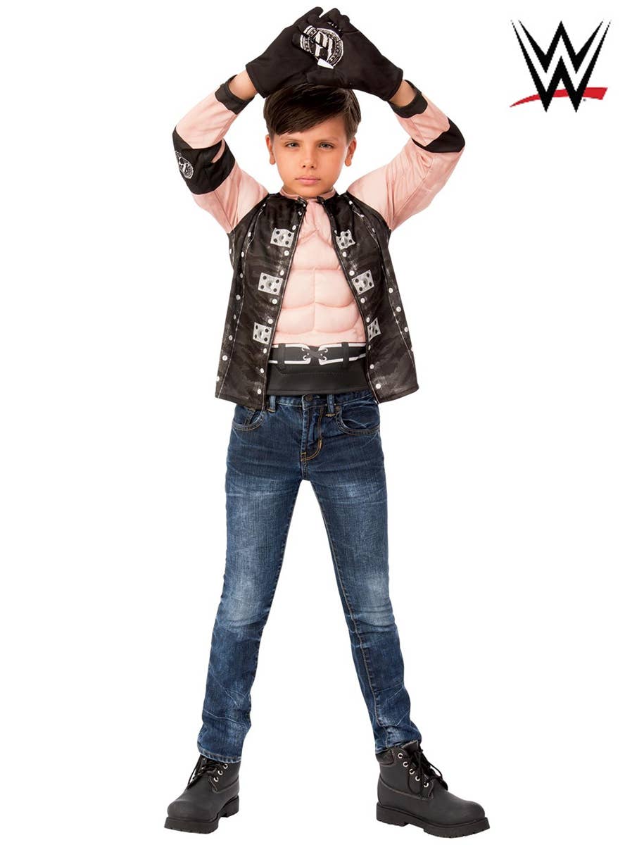 AJ Styles Boys Wrestling Costume | Kids WWE Wrestler Costume