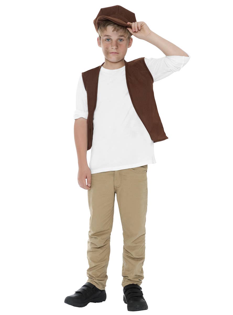 Boys Poor Urchin Costume Kit | Victorian Peasant Fancy Dress Costume